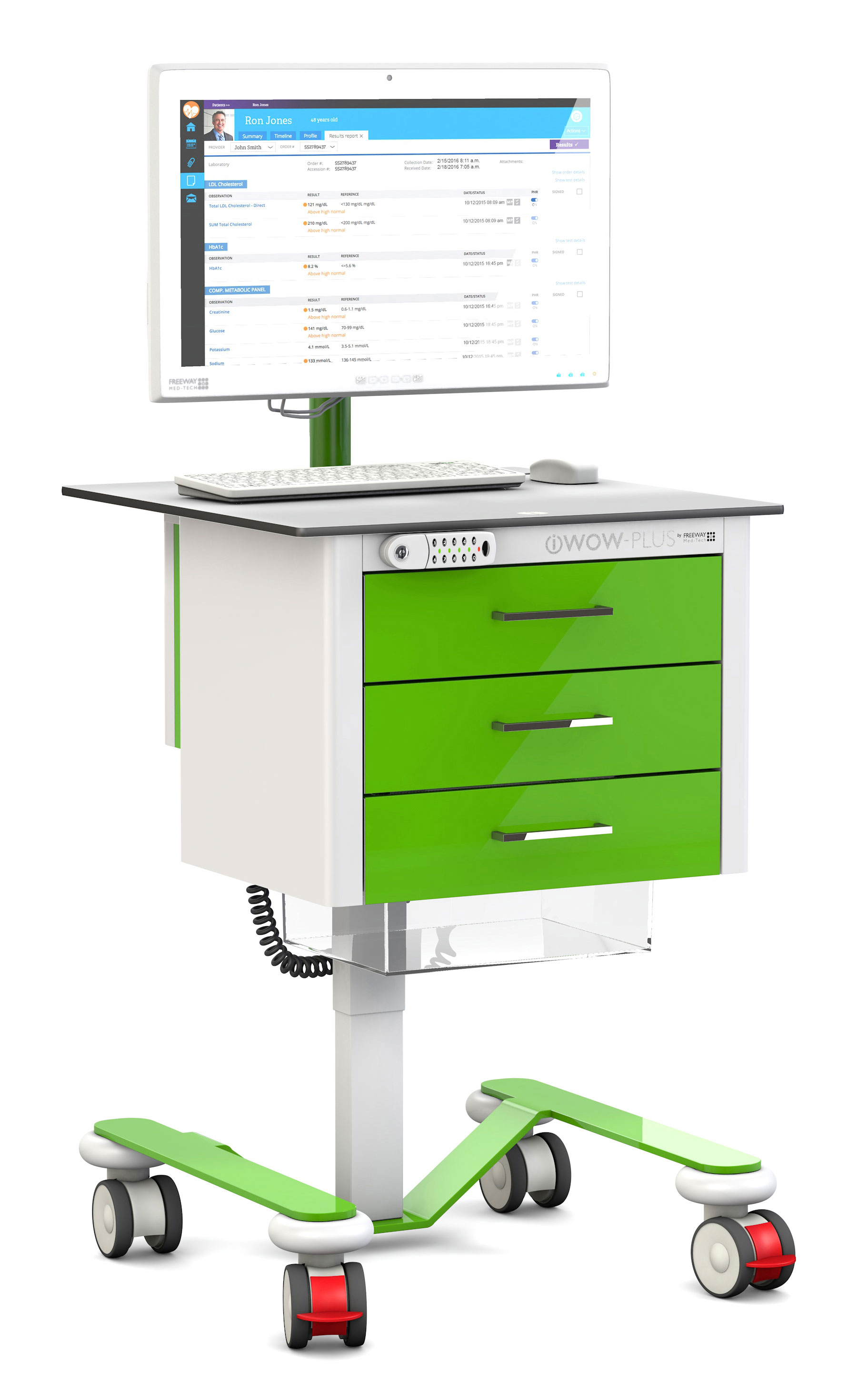 Freeway Medical iWOW Plus Triple Drawer - Taleb Medical