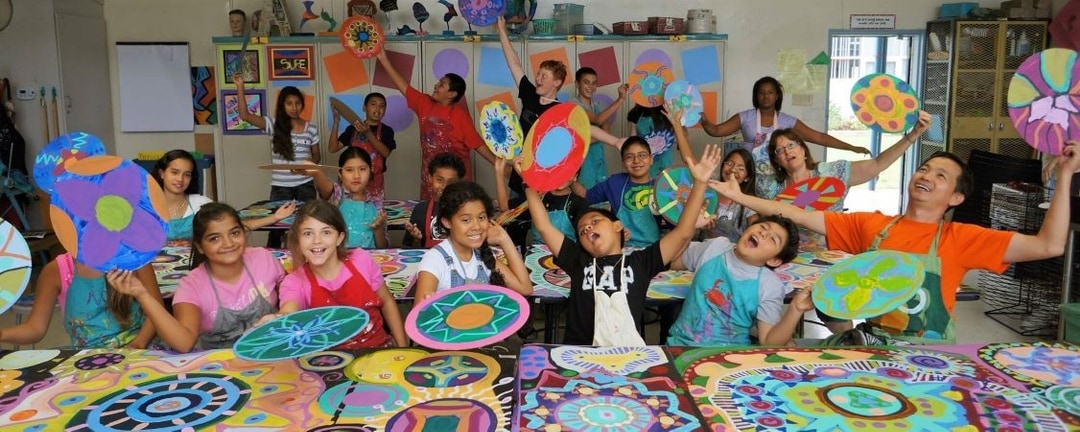 Circle Painting | Draw All You Can: Collaborative Art Projects