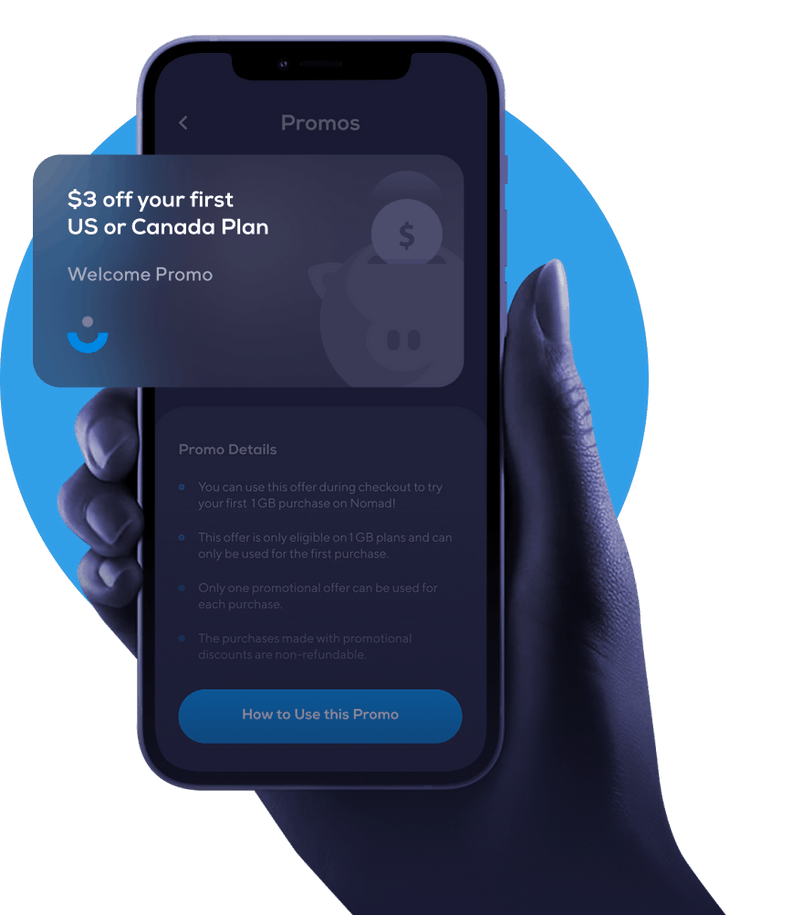 Nomad – Flexible mobile data as low as $2 for 1GB