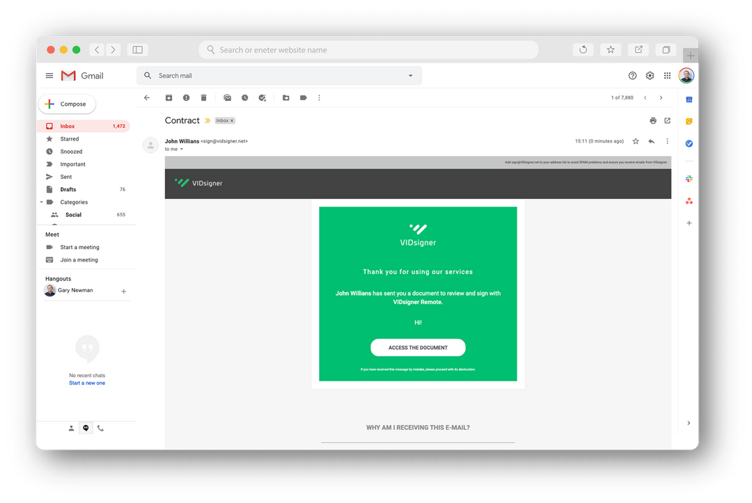 VIDsigner Remote - Remote Signature | Validated ID