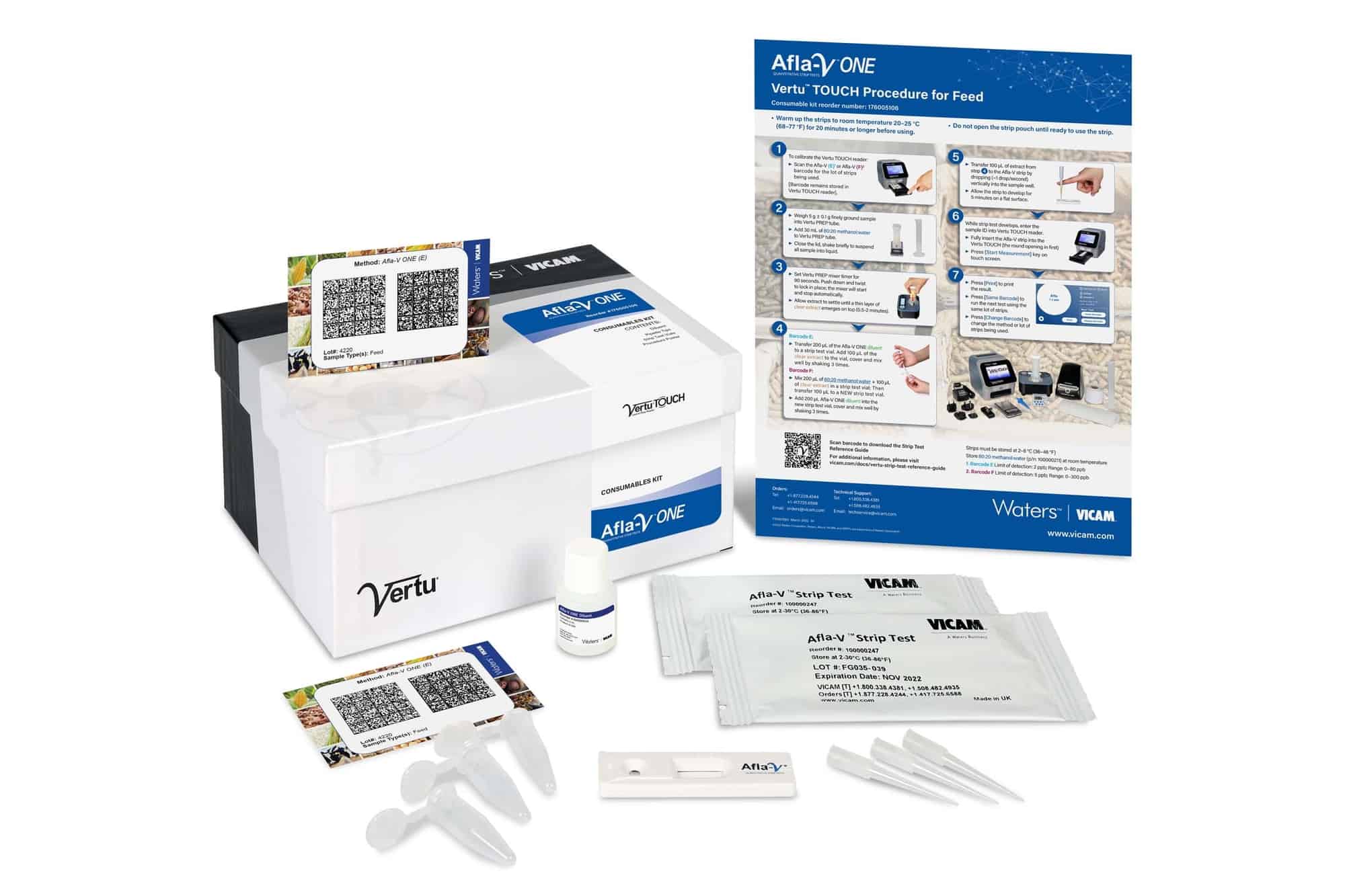 Aflatoxin Lateral Flow Strip Tests for Field or Laboratory