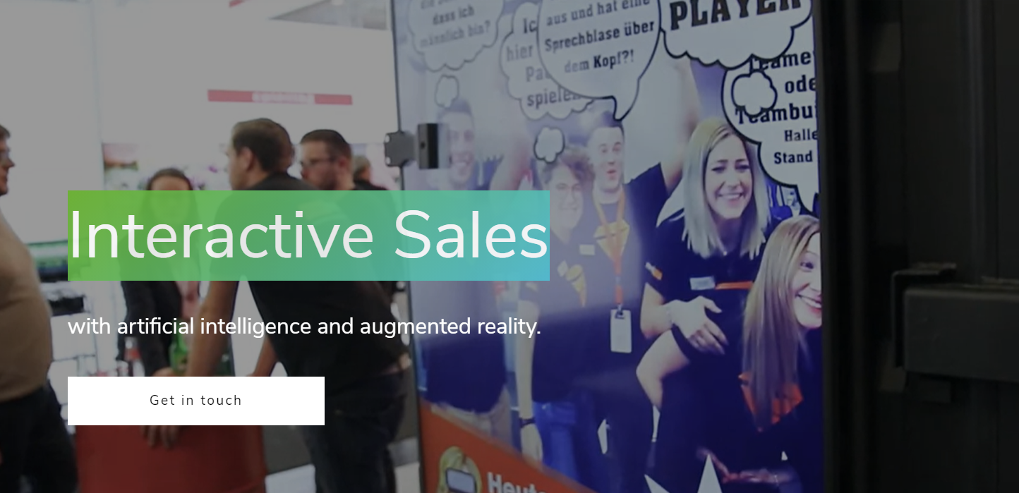 Interactive sales process powered by AR