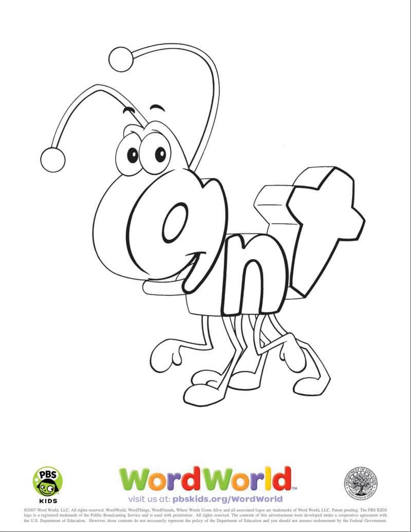 WordWorld: Printable Activities