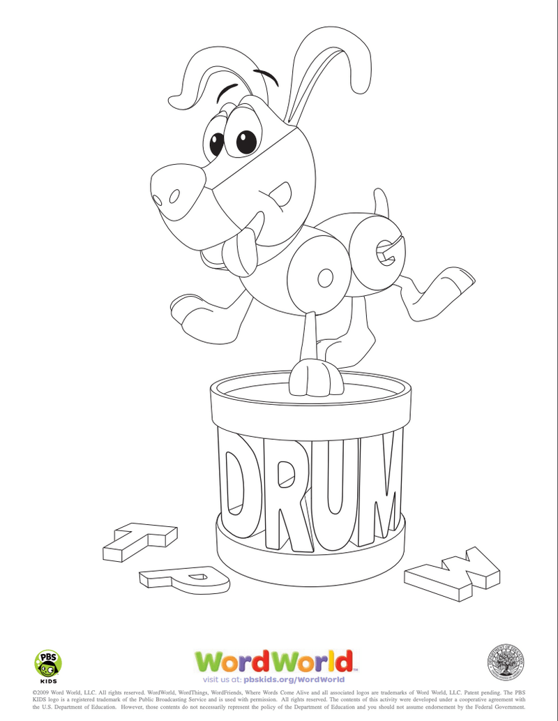 WordWorld: Printable Activities