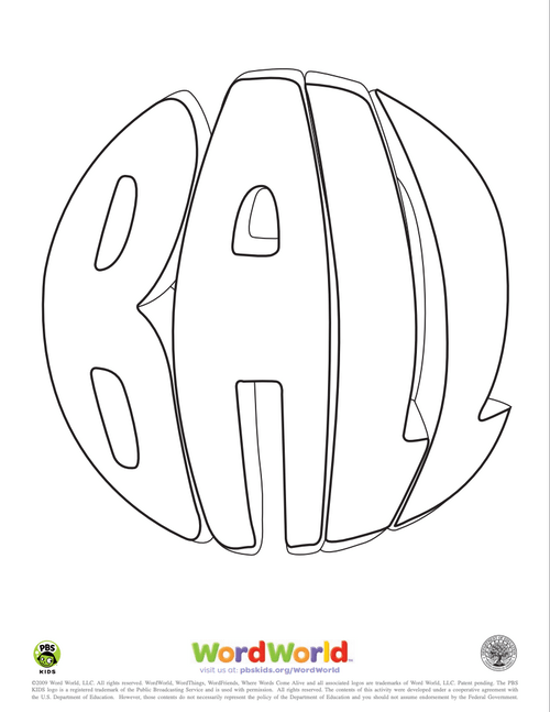 WordWorld: Printable Activities