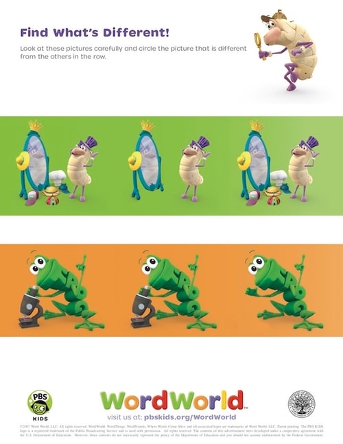 WordWorld: Printable Activities