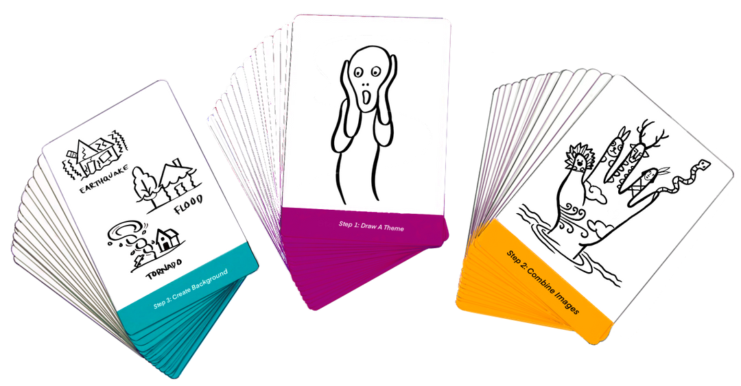 Circle Painting | Draw All You Can | Drawing Cards