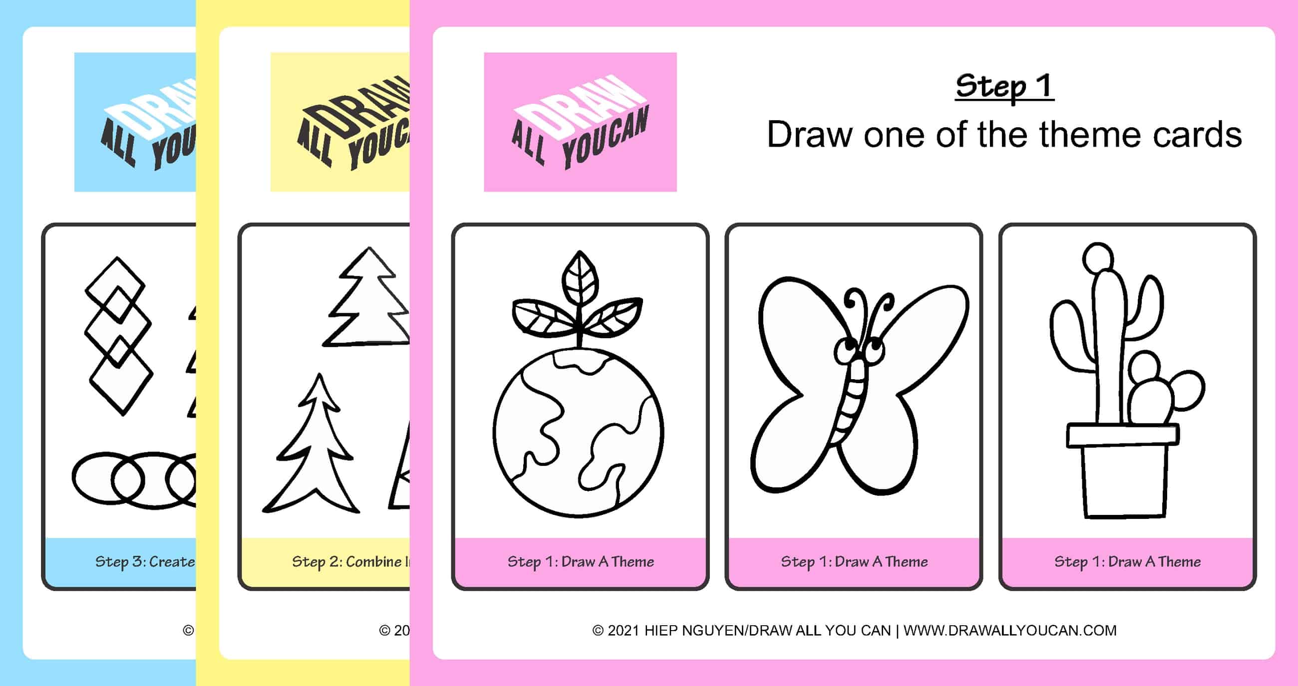 Circle Painting | Draw All You Can | Drawing Cards