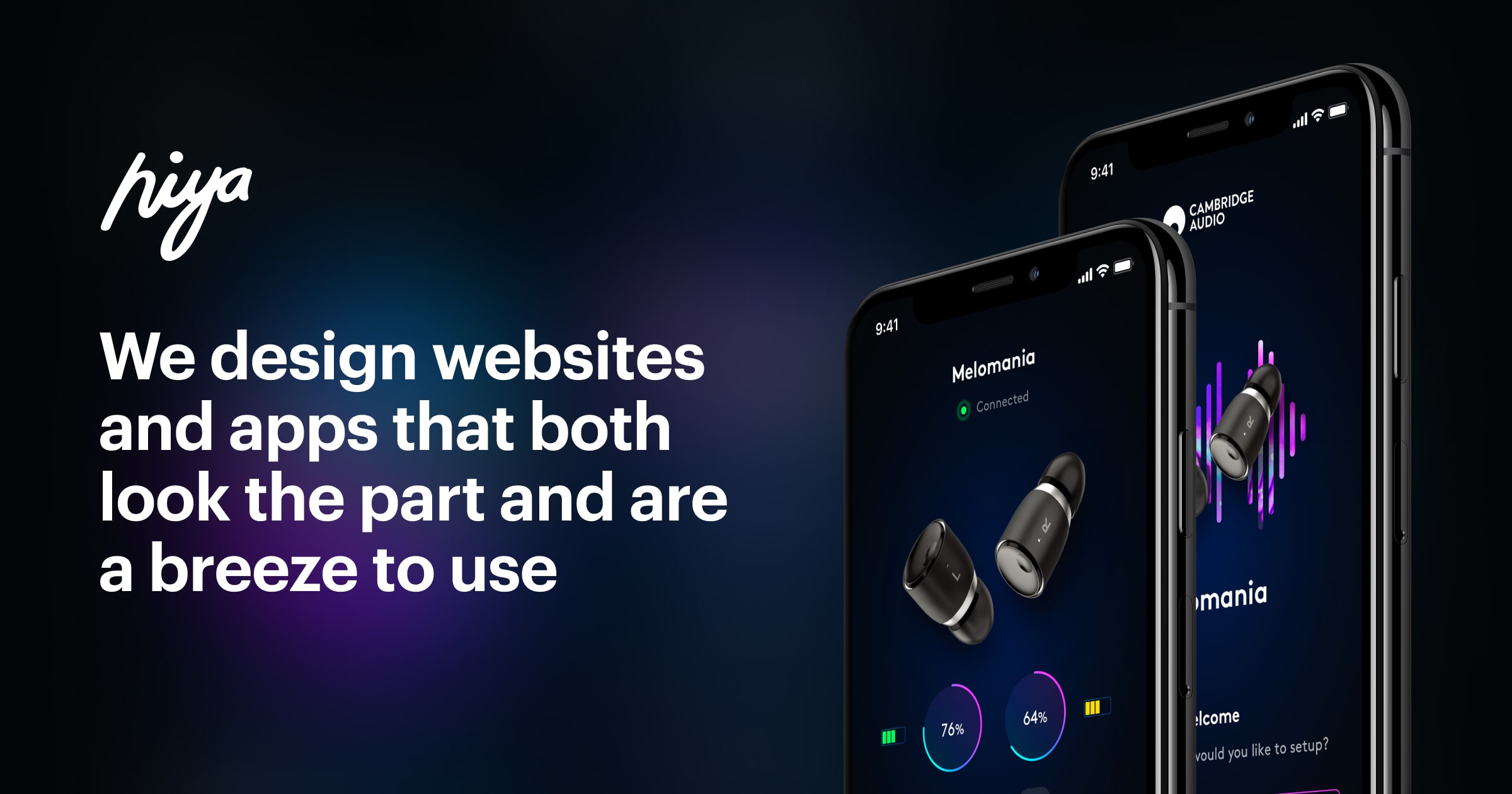 hiya — We're a UK based team of Web Designers