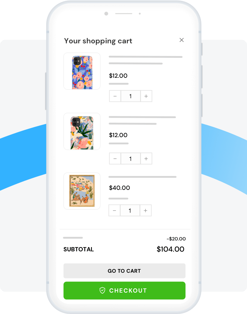 Secure Shopping Cart | Integrated with PrintBase - Free 14 day trial