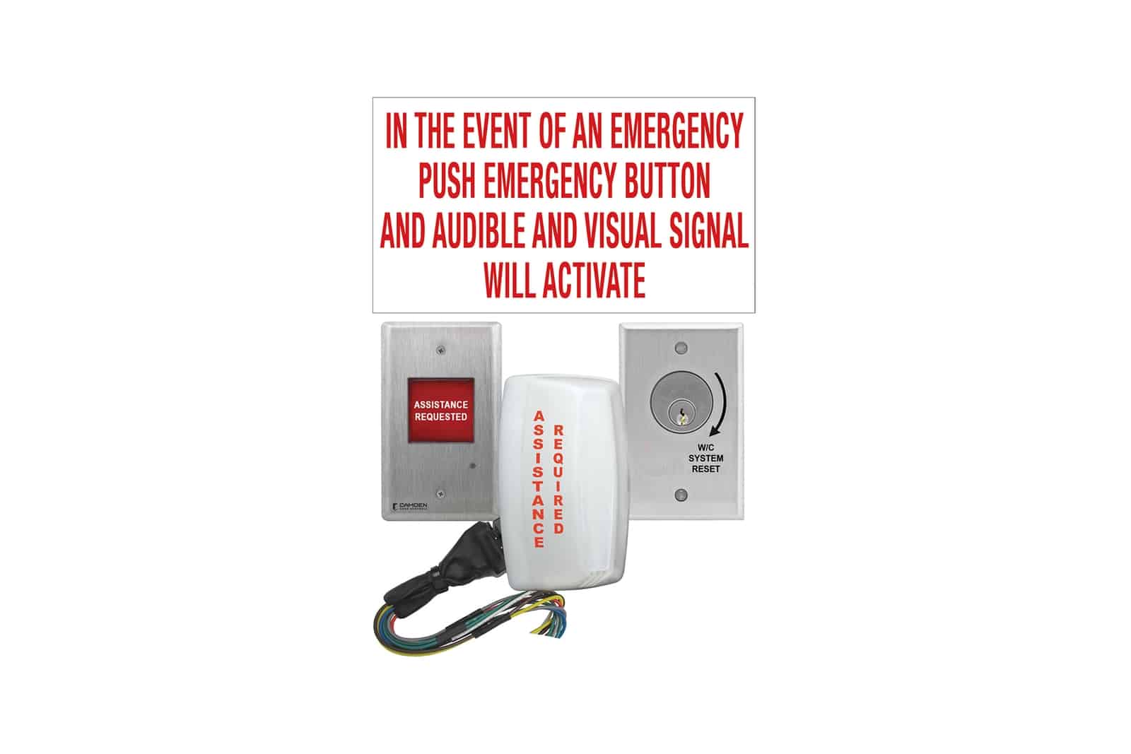 Camden CX-WEC - Emergency Call Systems For Universal Restrooms