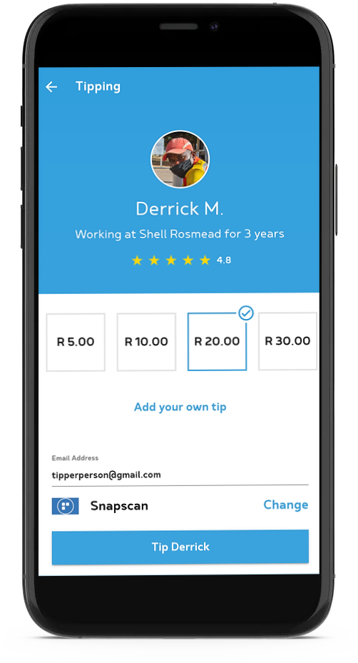 Tip4Change - Cashless Gratitude