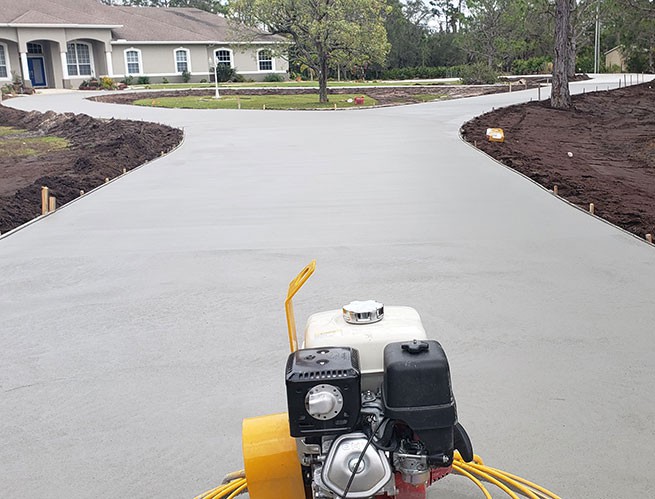 Residential Driveway Project Gallery - Eric Schroeder Concrete
