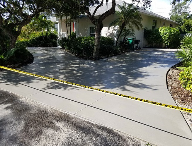Residential Driveway Project Gallery - Eric Schroeder Concrete