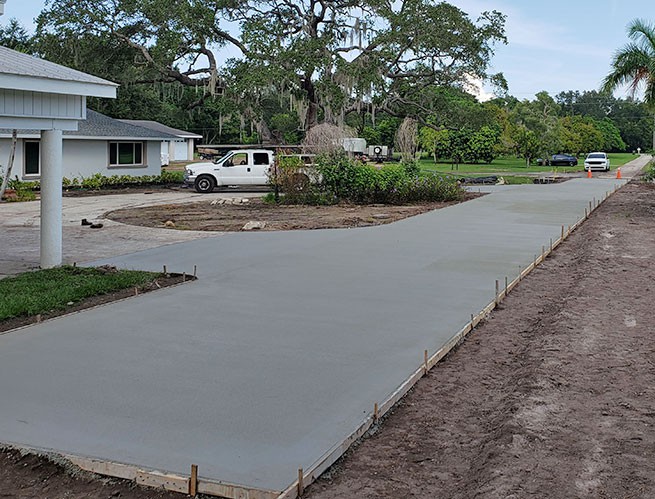 Residential Driveway Project Gallery - Eric Schroeder Concrete