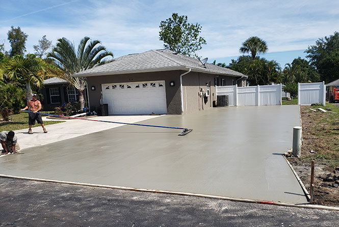 Residential Driveway Project Gallery - Eric Schroeder Concrete