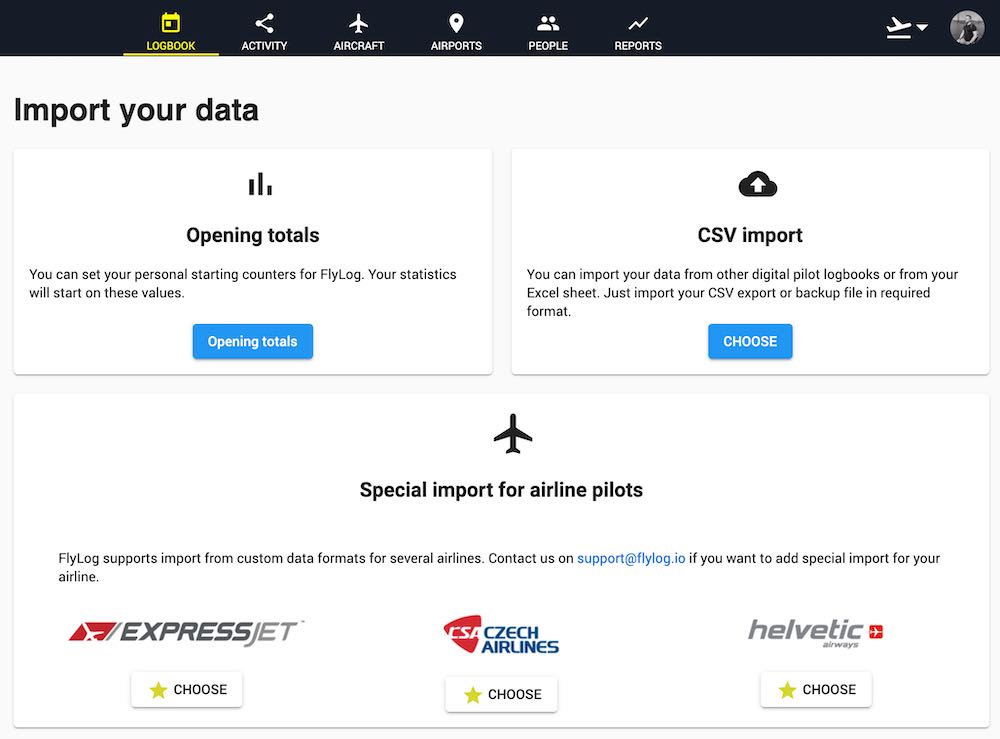 Pilot Logbook with VFR navigation