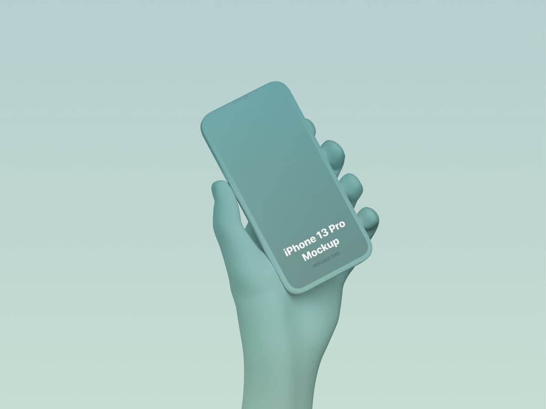 Colorful iPhone 3D Mockups