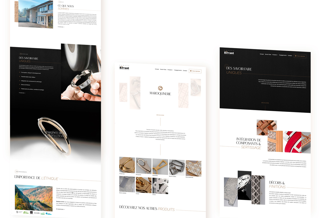 Silvant - Webdesign