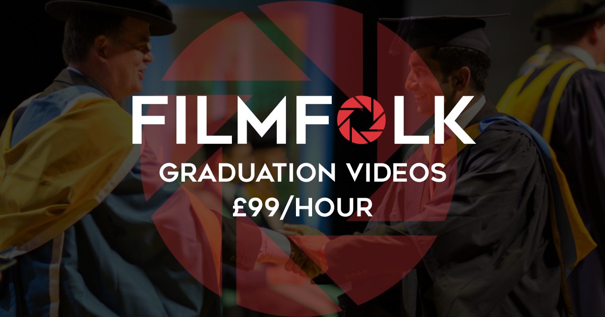 Graduation Videographer | Only £99/hour | Graduation Ceremony Filming
