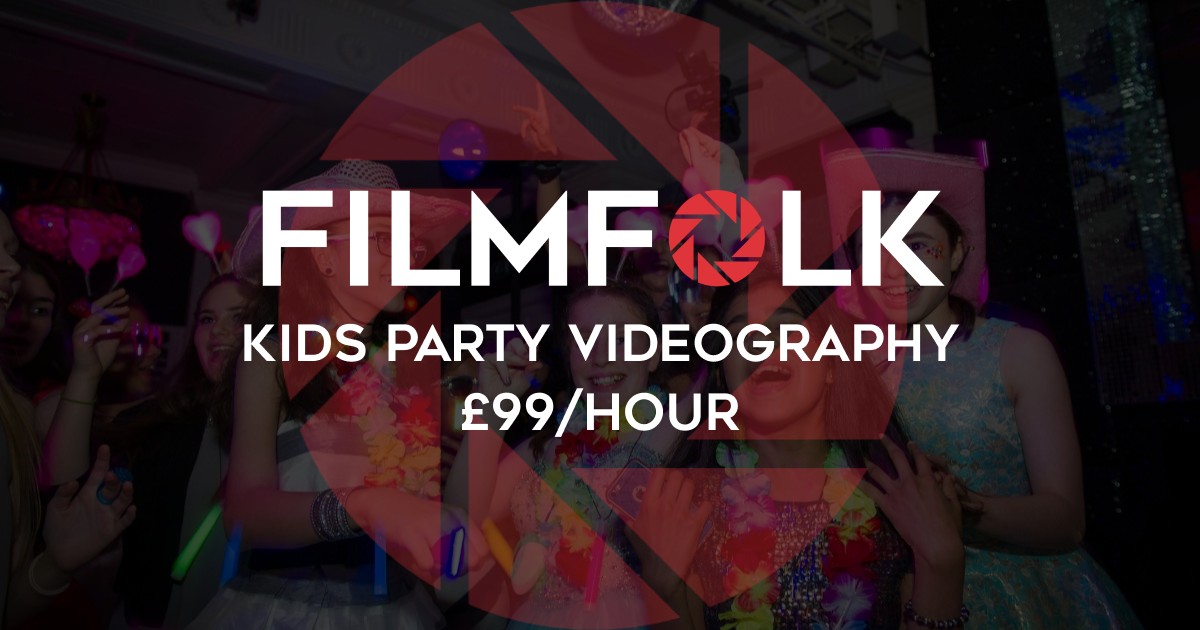 Kids Party Videographer | Only £99/hour | Childrens Party Videography