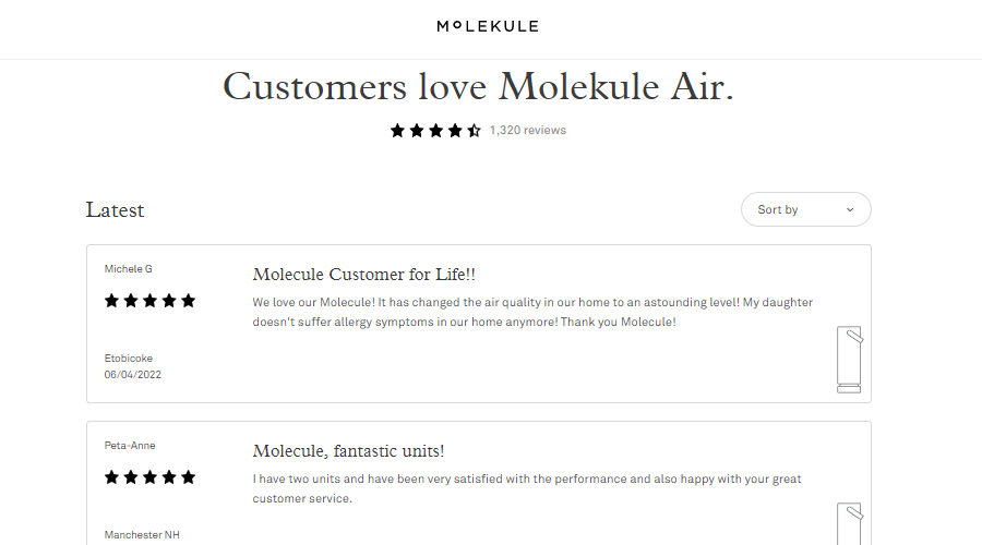 12 Product Review Examples In Thriving Online Stores Tadpull 12 Product Review Examples In Thriving Online Stores Tadpull