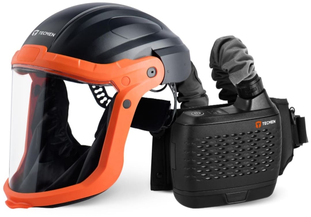 Tecmen FreeFlow G10 PAPR Face Shield | First Class Welding Supplies