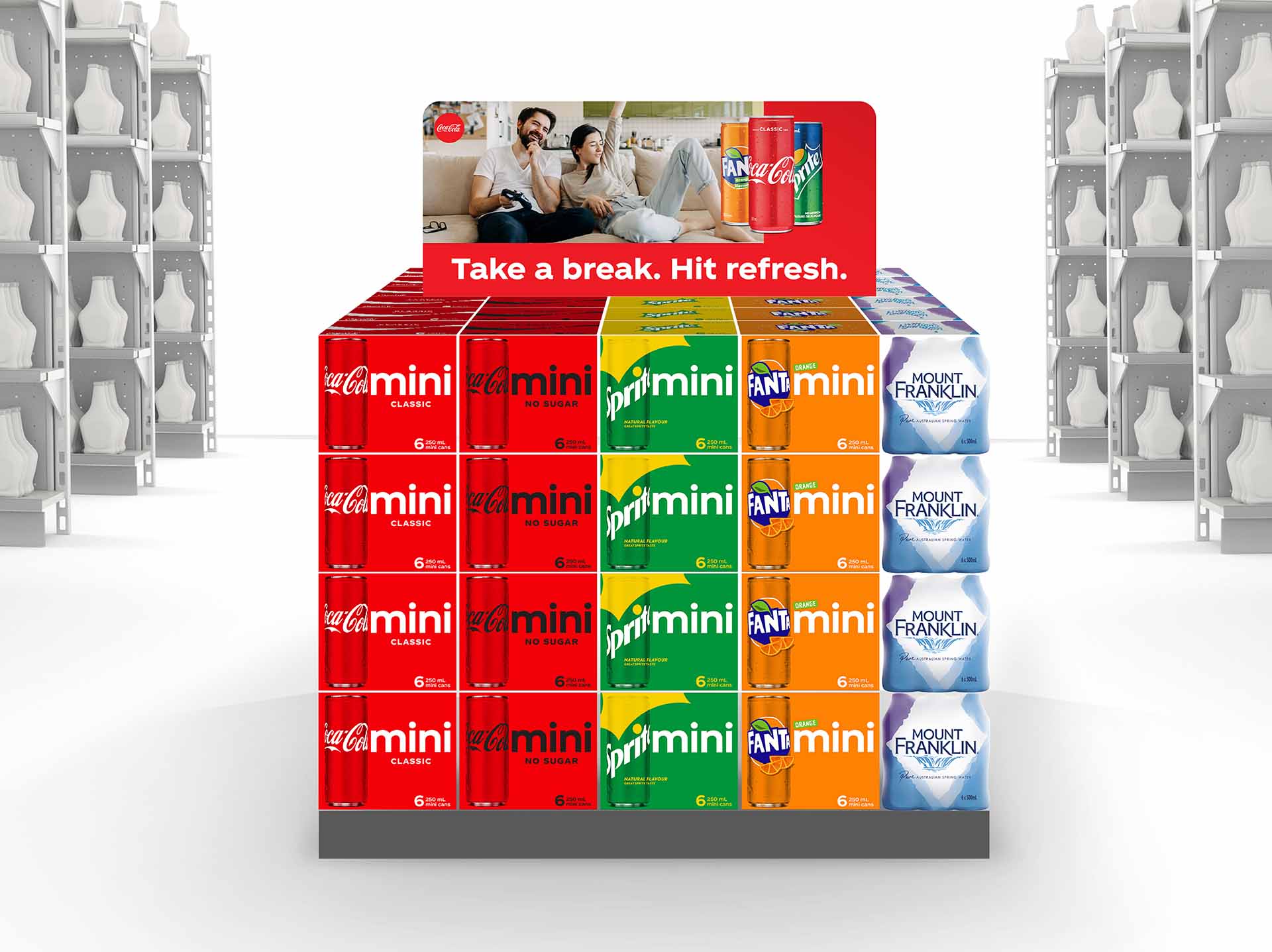 Coca Cola Point-Of-Sale Merchandising | Vitalic Design Co