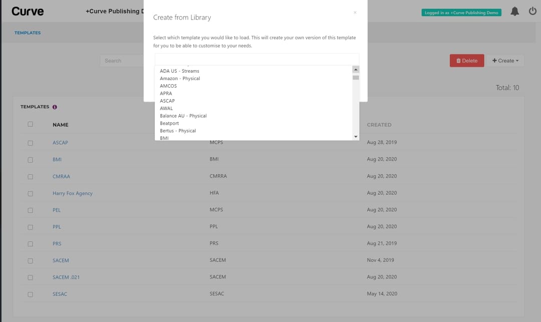 Music Publishing Software | Curve Royalty Systems