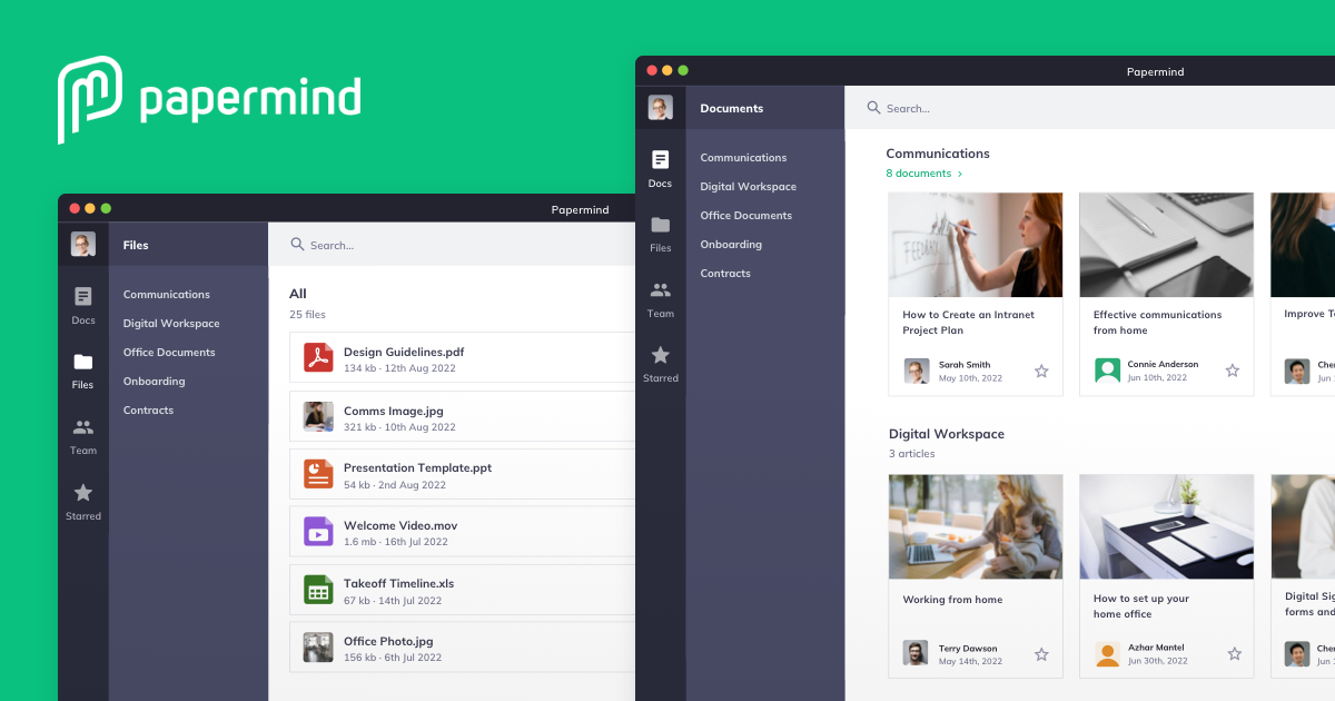 Say Hello to Papermind, create, esign, and store your documents. Say ...