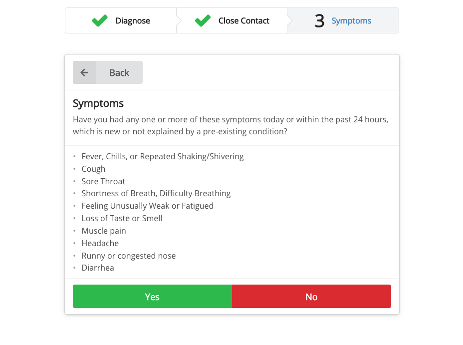 Employee Health Screening App | Easy Employee Health Screening