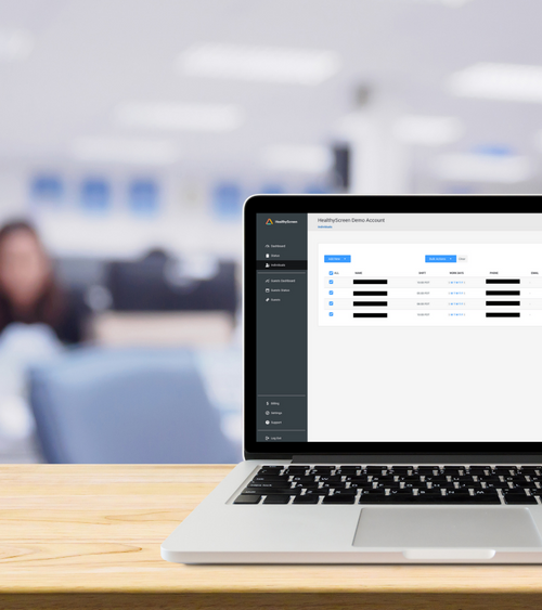 Health Screening Solution for Employees and Visitors