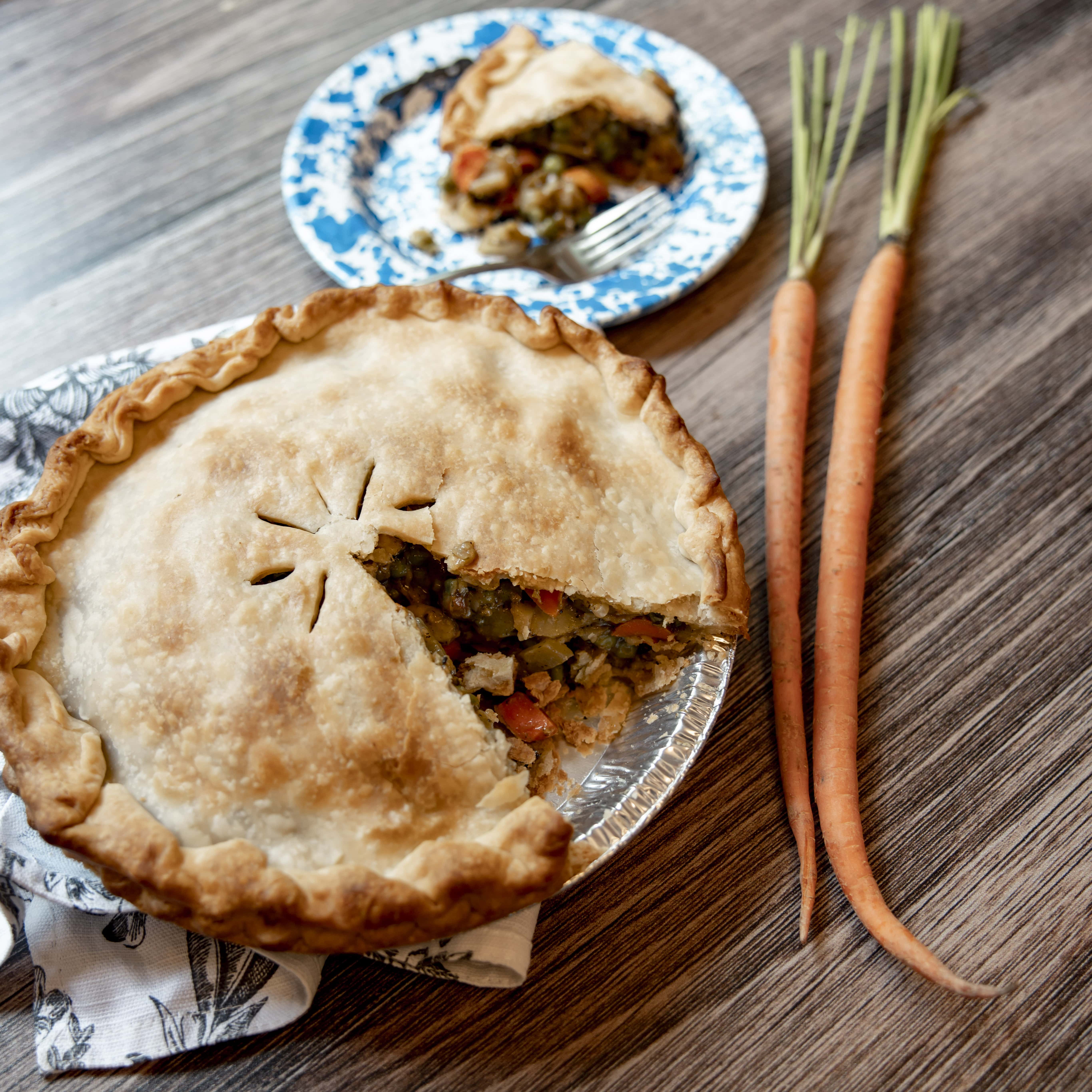 Vegetarian Pot Pie with Sage Crust | Flourish Flour