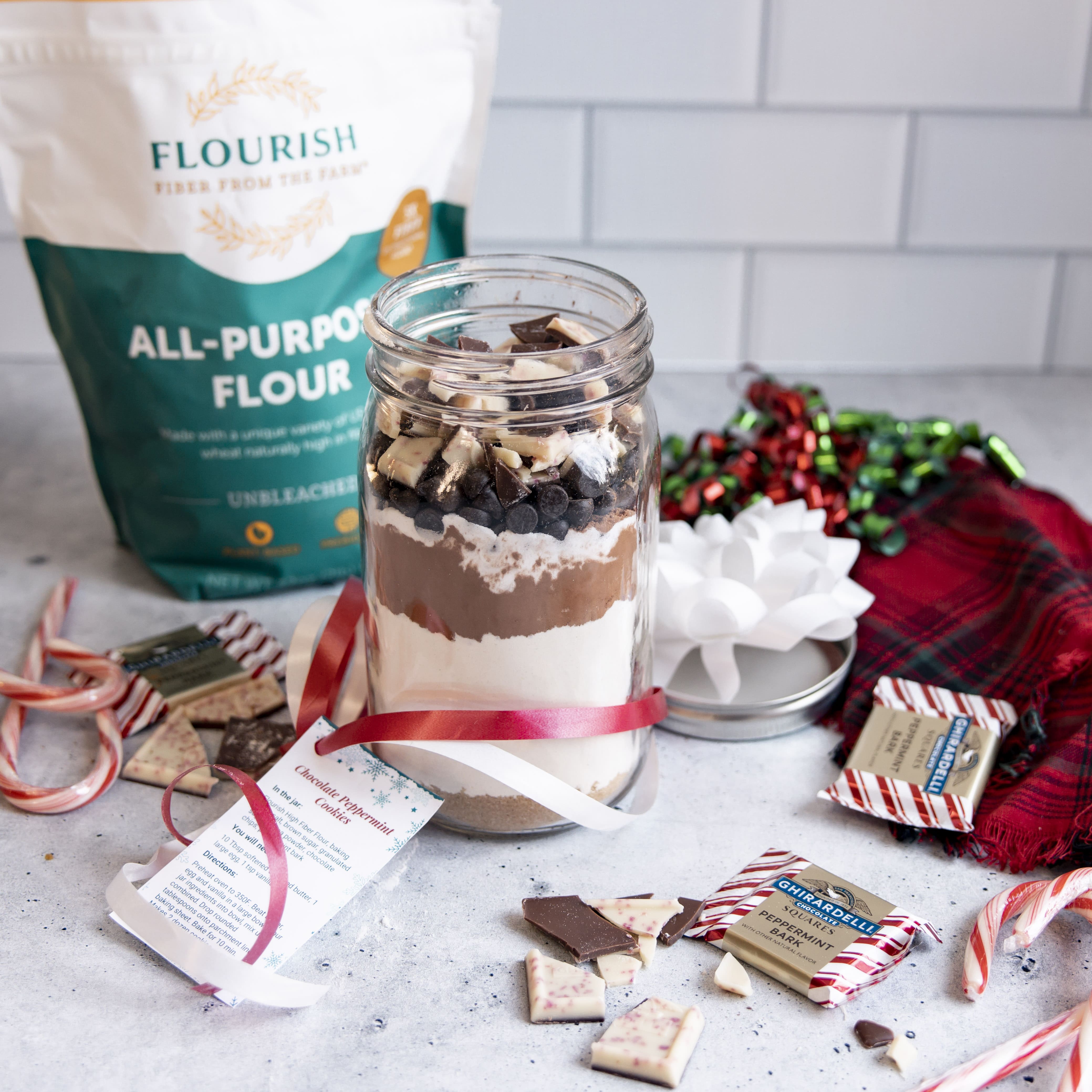 High Fiber Cookie Mix Jar Gift | Flourish Flour