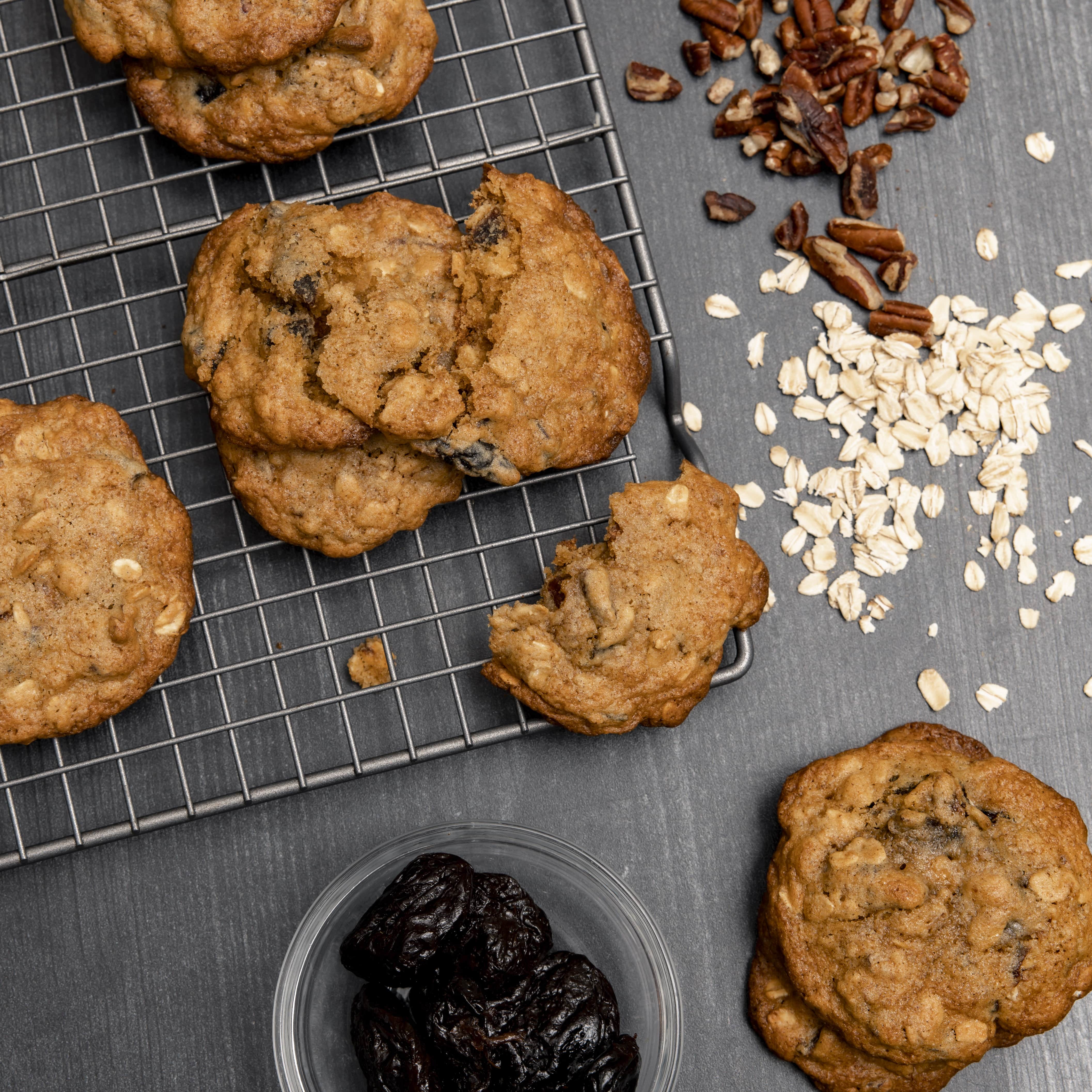 Dried Plum Oatmeal Cookies Recipe | Flourish Flour