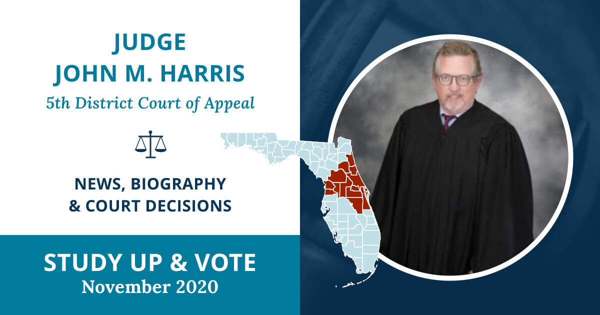 Judge John M. Harris | Voting for Justice