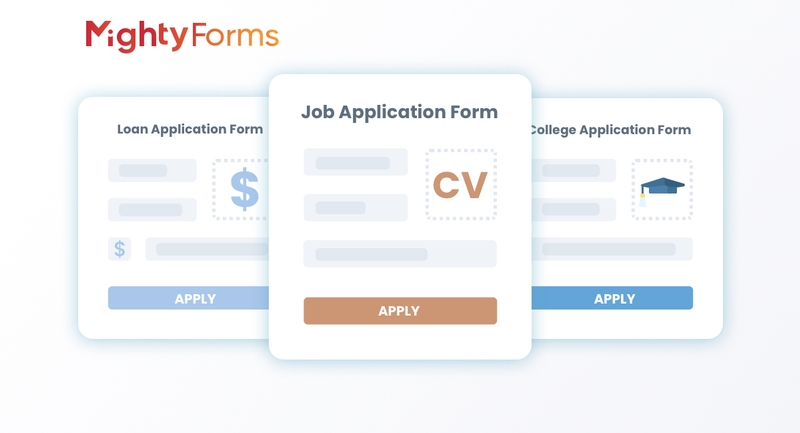 How to Create an Online Application Form - MightyForms