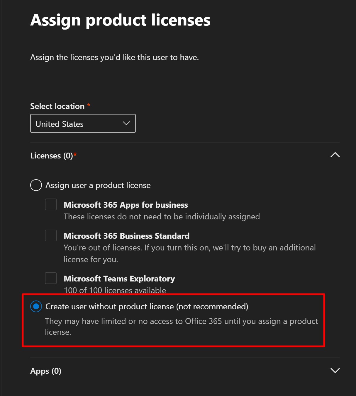Create New MS365 Global Admin Account