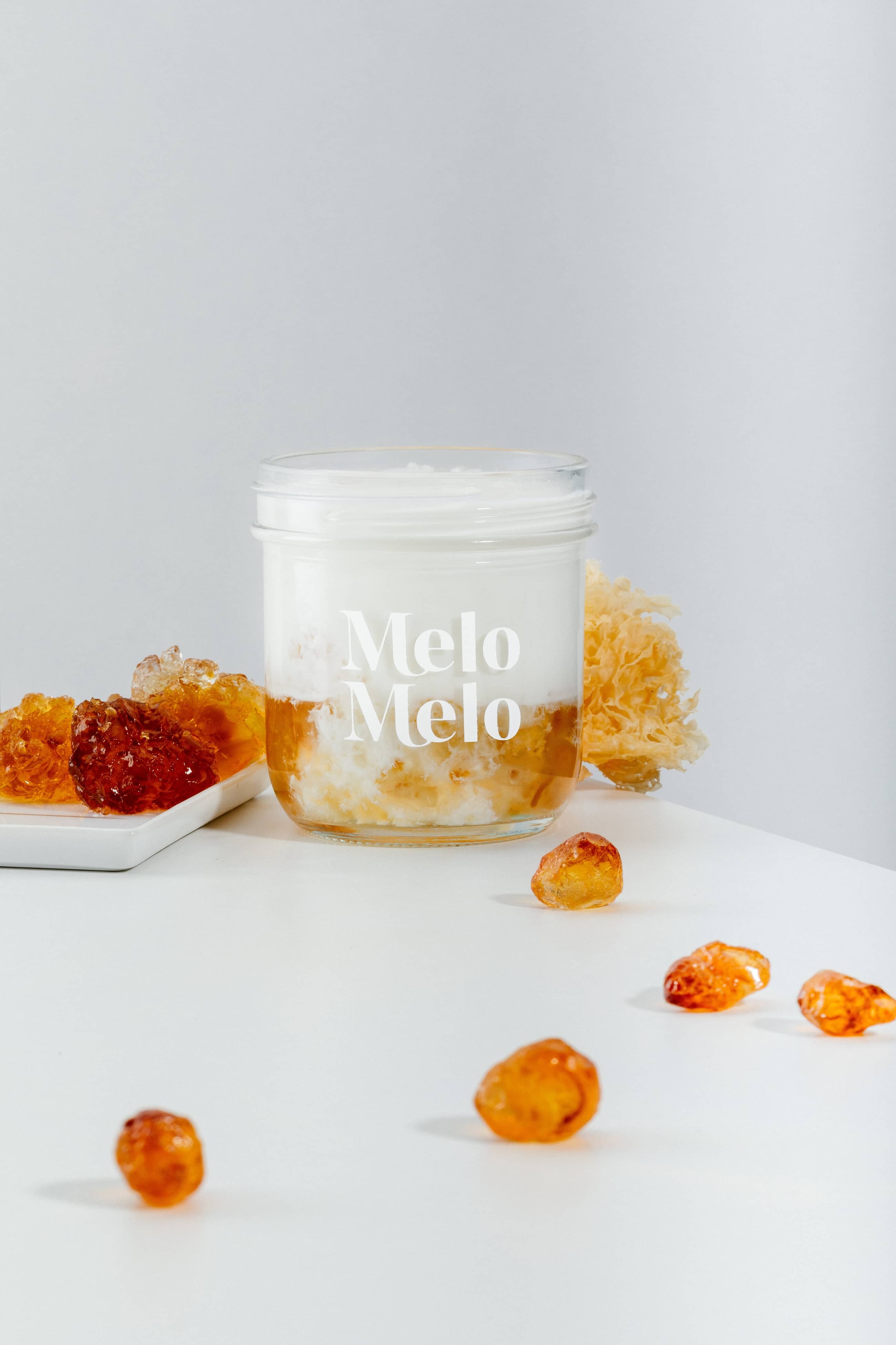 Peach Gum Coconut • Menu – MeloMelo Coconut Dessert