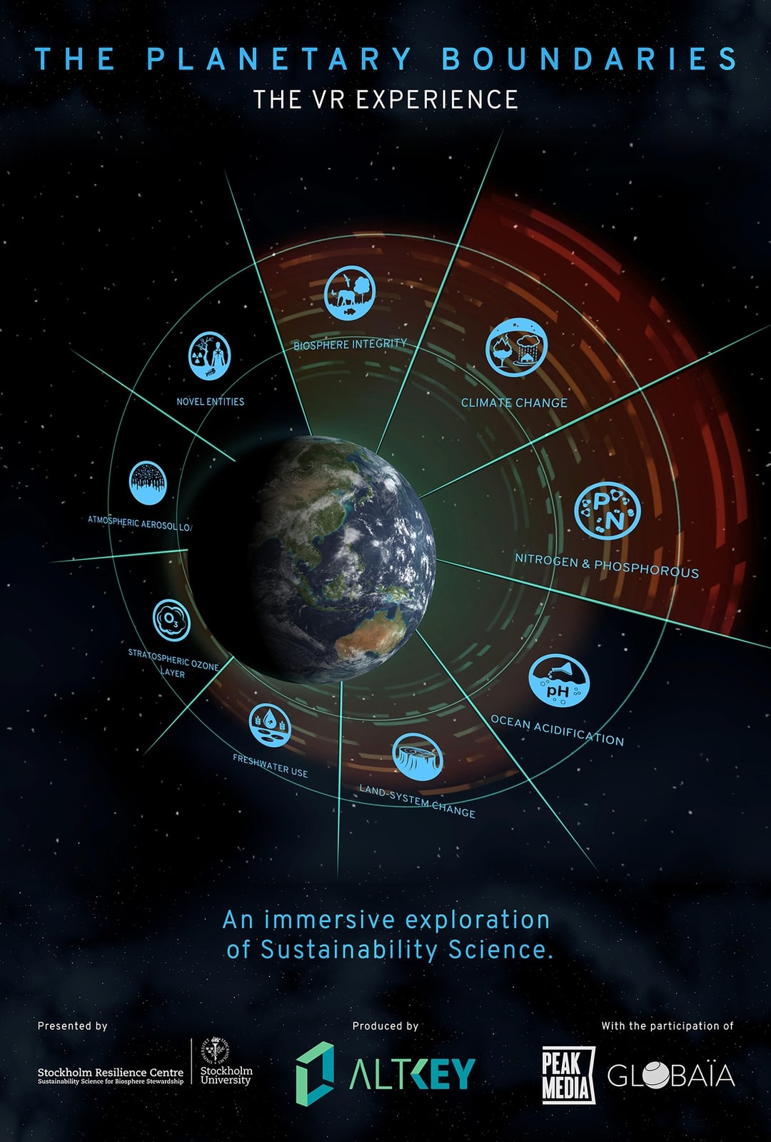 "Planetary Boundaries" by ALTKEY presented during Quebe
