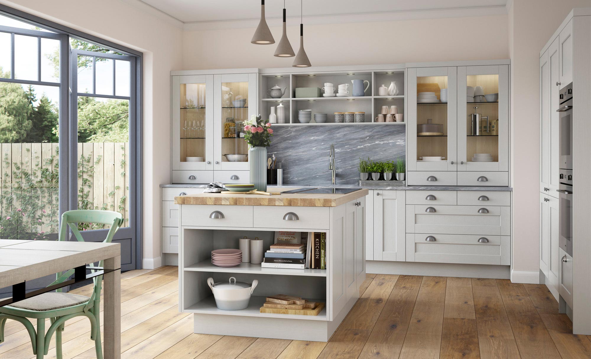 Kitchen Stori Kensington Light Grey Kitchen | Plyko Kitchens