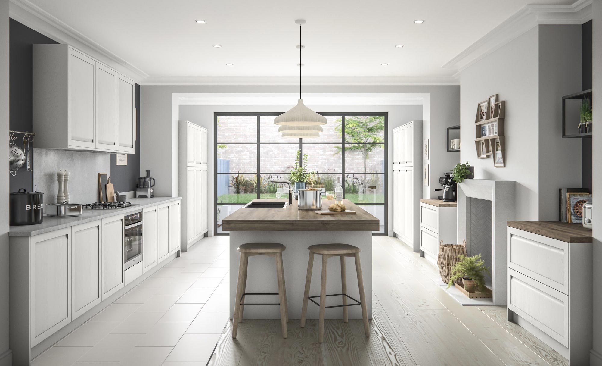Kitchen Stori Harborne Light Grey Kitchen | Plyko Kitchens