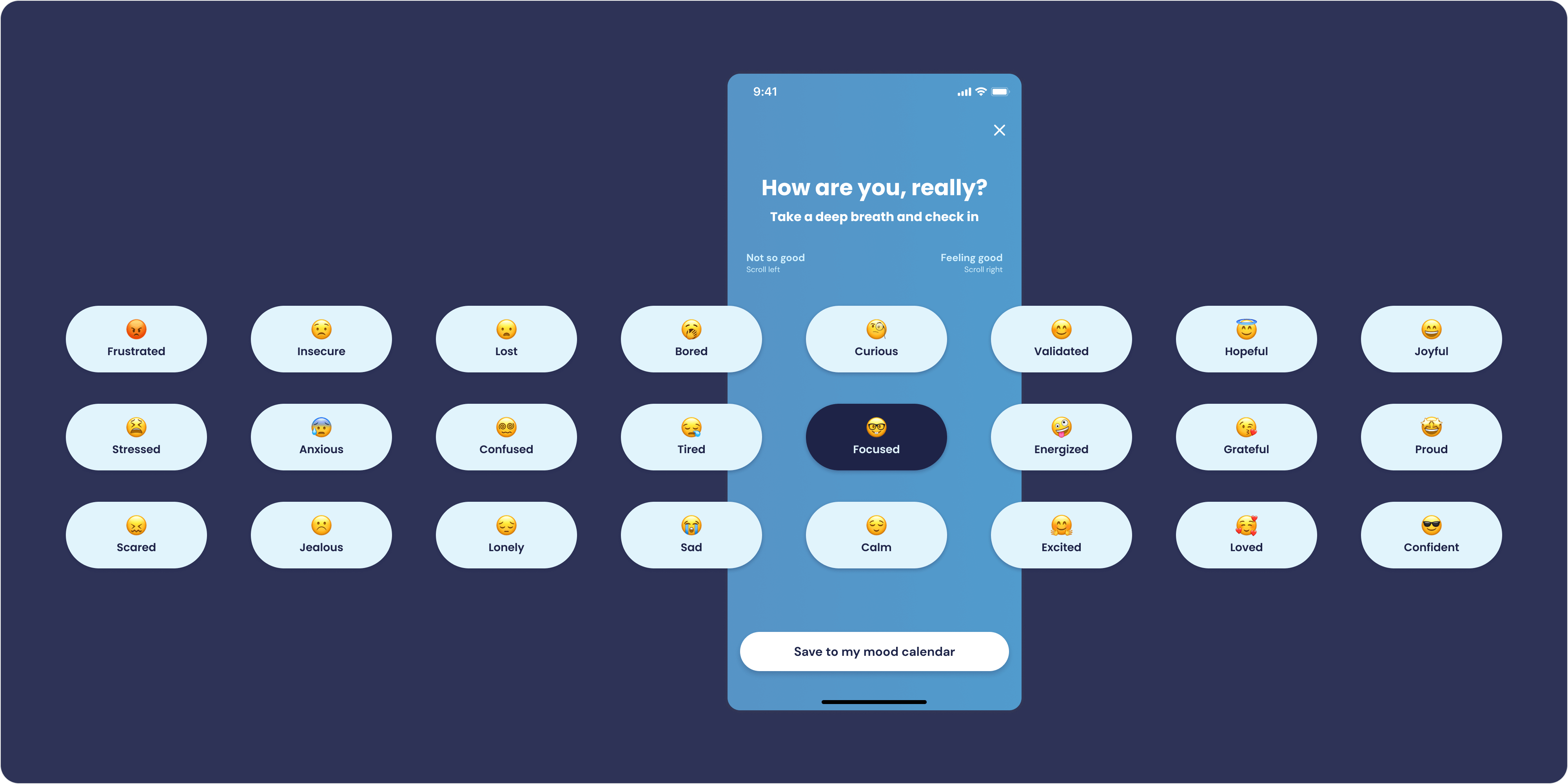 Daily Mood Tracker at Blue Fever - Alicia Tang