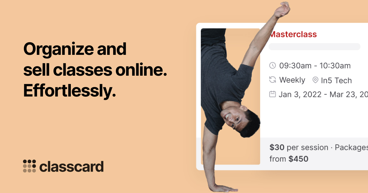 Classcard | Dance studio management platform