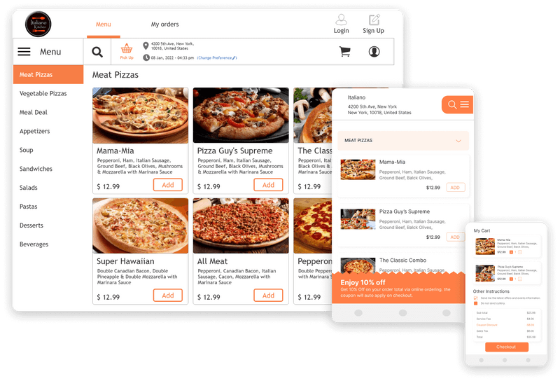 Best Online Restaurant Ordering System In US & Canada | Restolabs