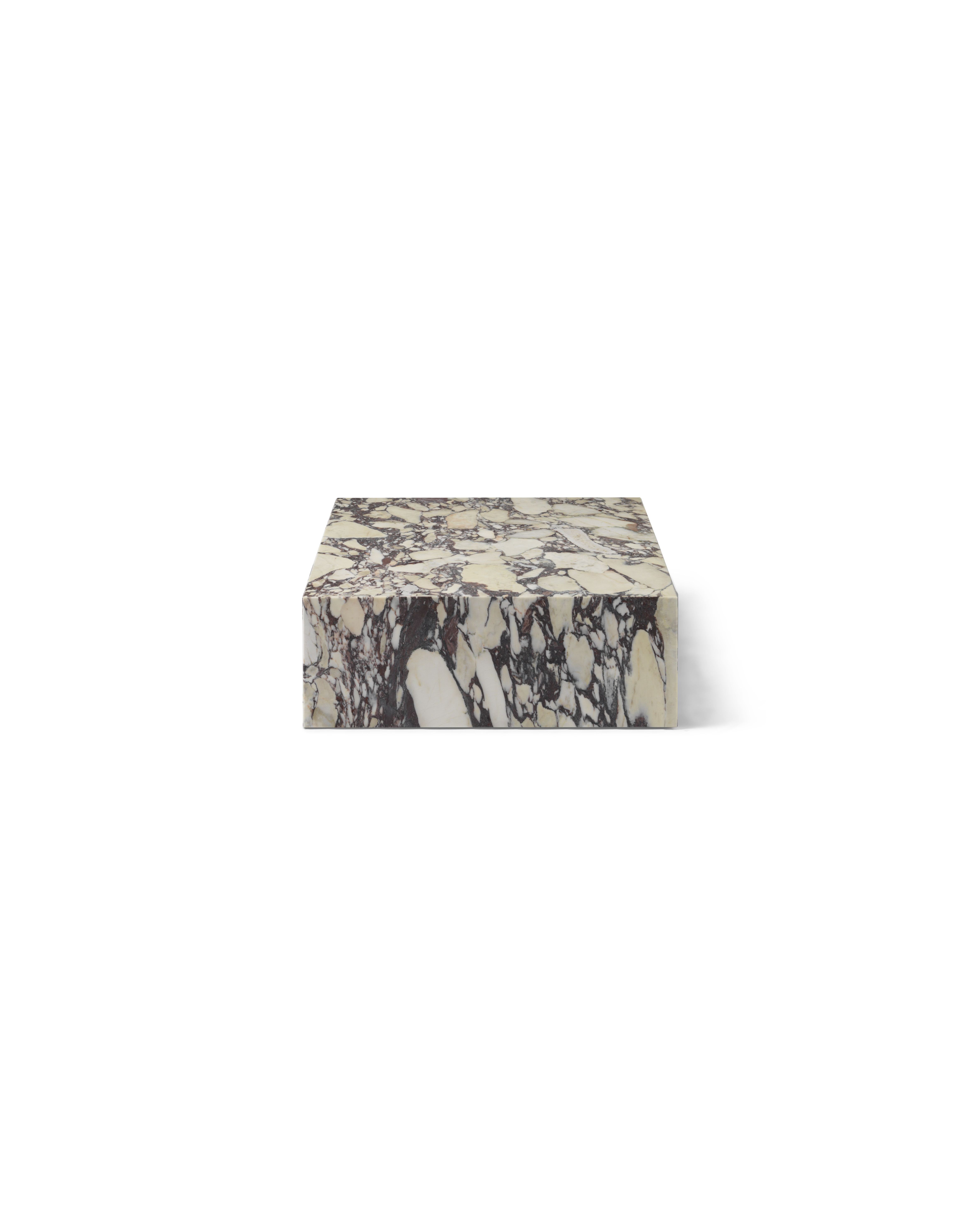 Plinth Grand Rose Marble Calacatta Viola | eedi Studio