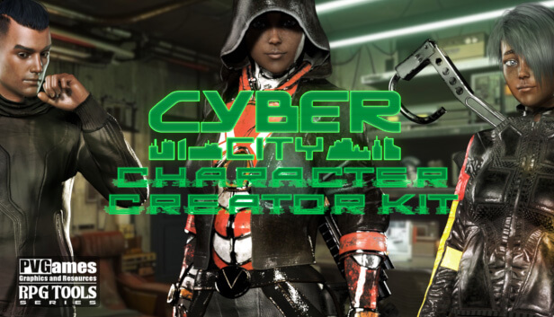 New Releases: CyberCity Character Creator Kit, CyberCity Icons | RPG ...