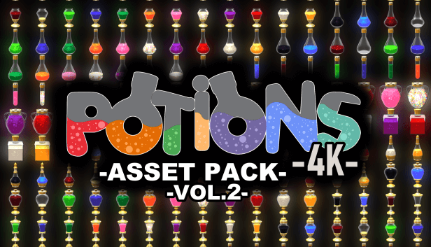 New Releases: Last Boss Pack Vol.6, Potions Asset Pack 4K Vol 2 | RPG ...