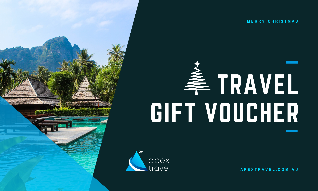 Give the gift of Travel this year! Gift vouchers now available. | Apex ...
