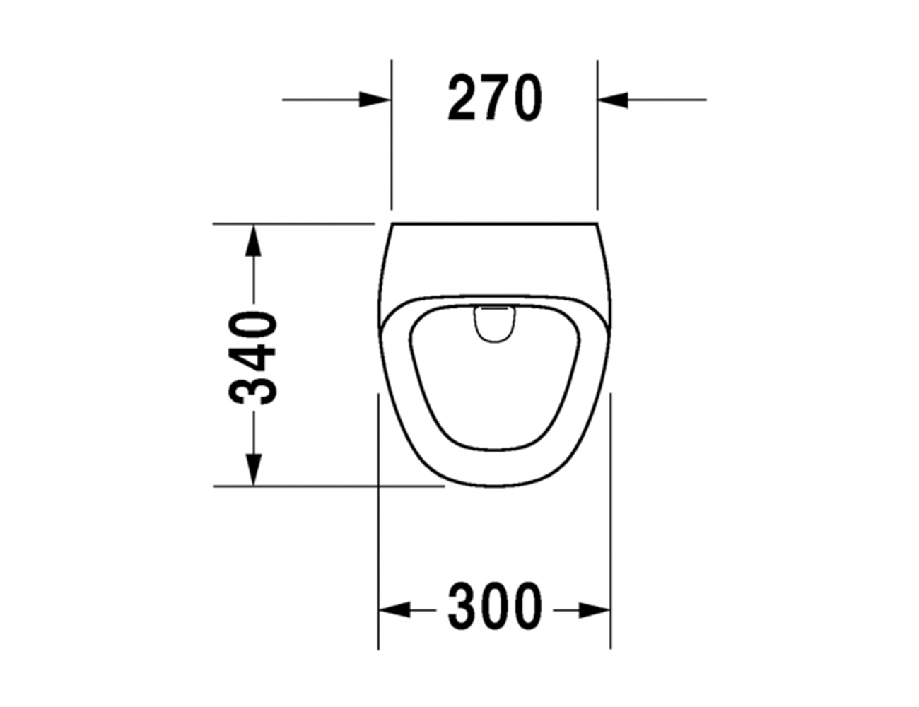 DuraStyle Urinal - Duravit Australia